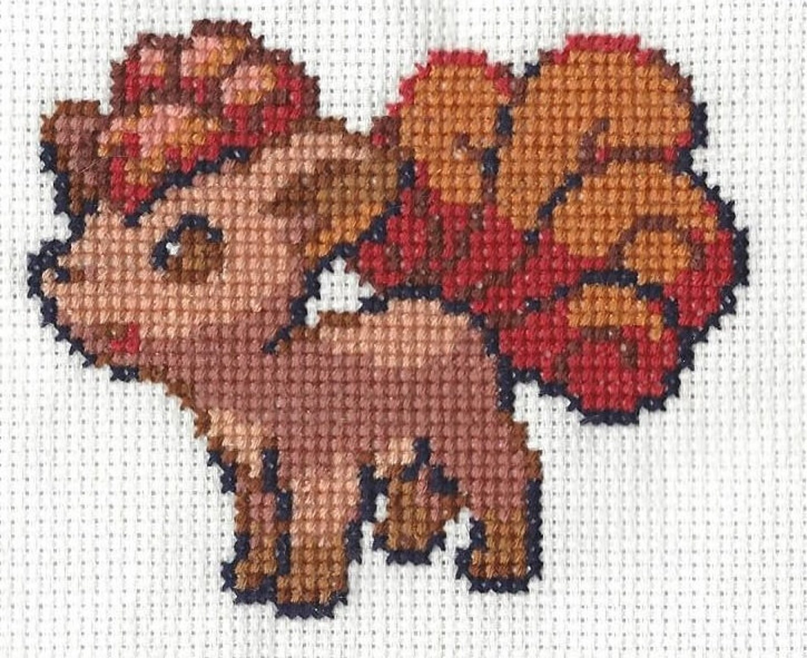 Vulpix Pokemon Cross Stitch Pattern - Etsy