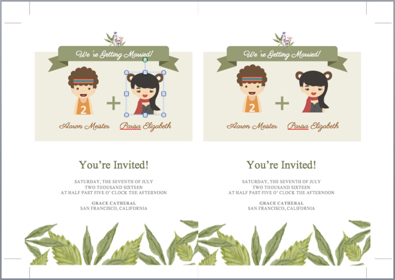 DIY Printable Customize Cute Cartoon Character Mix & Match - Etsy