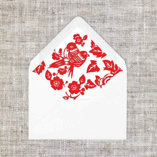 Envelope Liner Chinese - Etsy