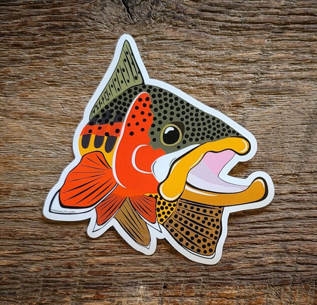 Golden Trout Kype Sticker Decal - Etsy