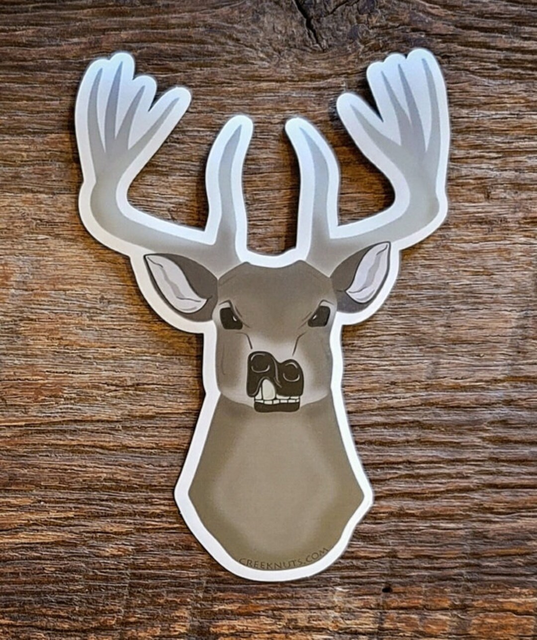 Angry Buck Sticker Decal - Etsy