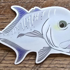 Giant Trevally Sticker Decal - Etsy