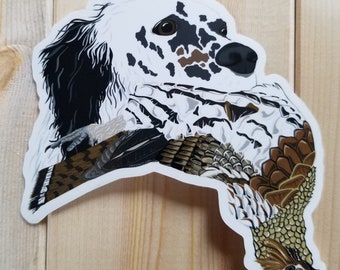 English Setter Decal | Etsy
