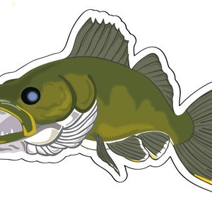 Walleye Sticker Decal - Etsy
