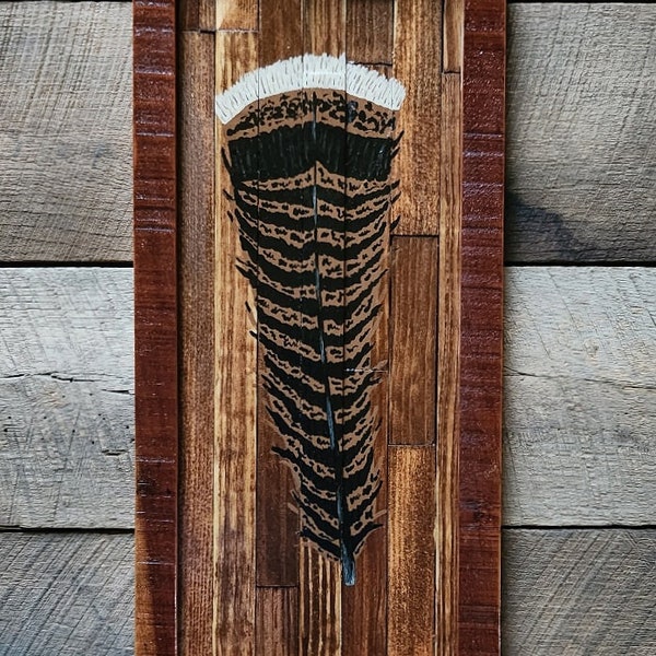 Turkey Feather Art - Etsy