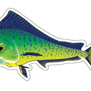 Mahi Mahi Dorado Sticker Decal - Etsy