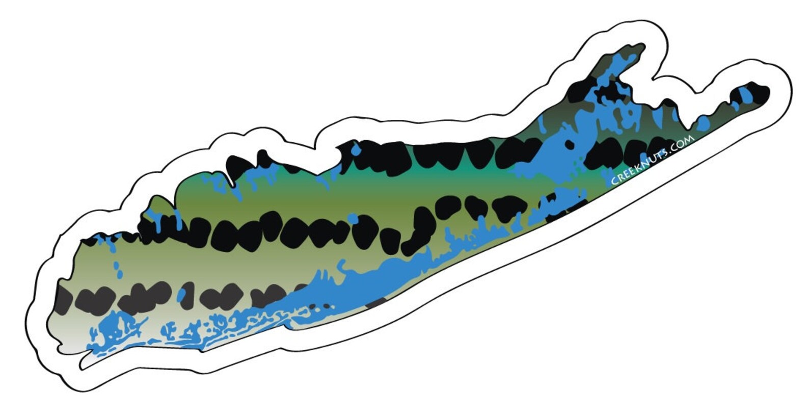 Long Island Striper Sticker Decal - Etsy