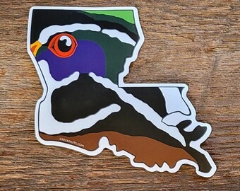 Wood Duck Sticker Decal | Etsy