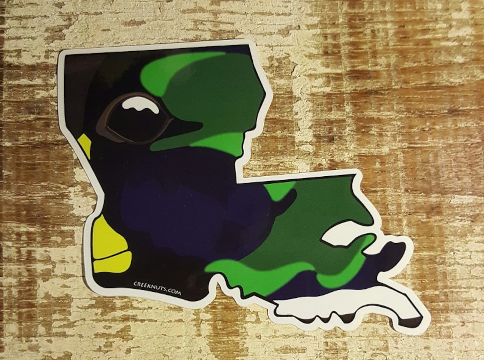 Louisiana Mallard Duck Sticker Decal | Etsy