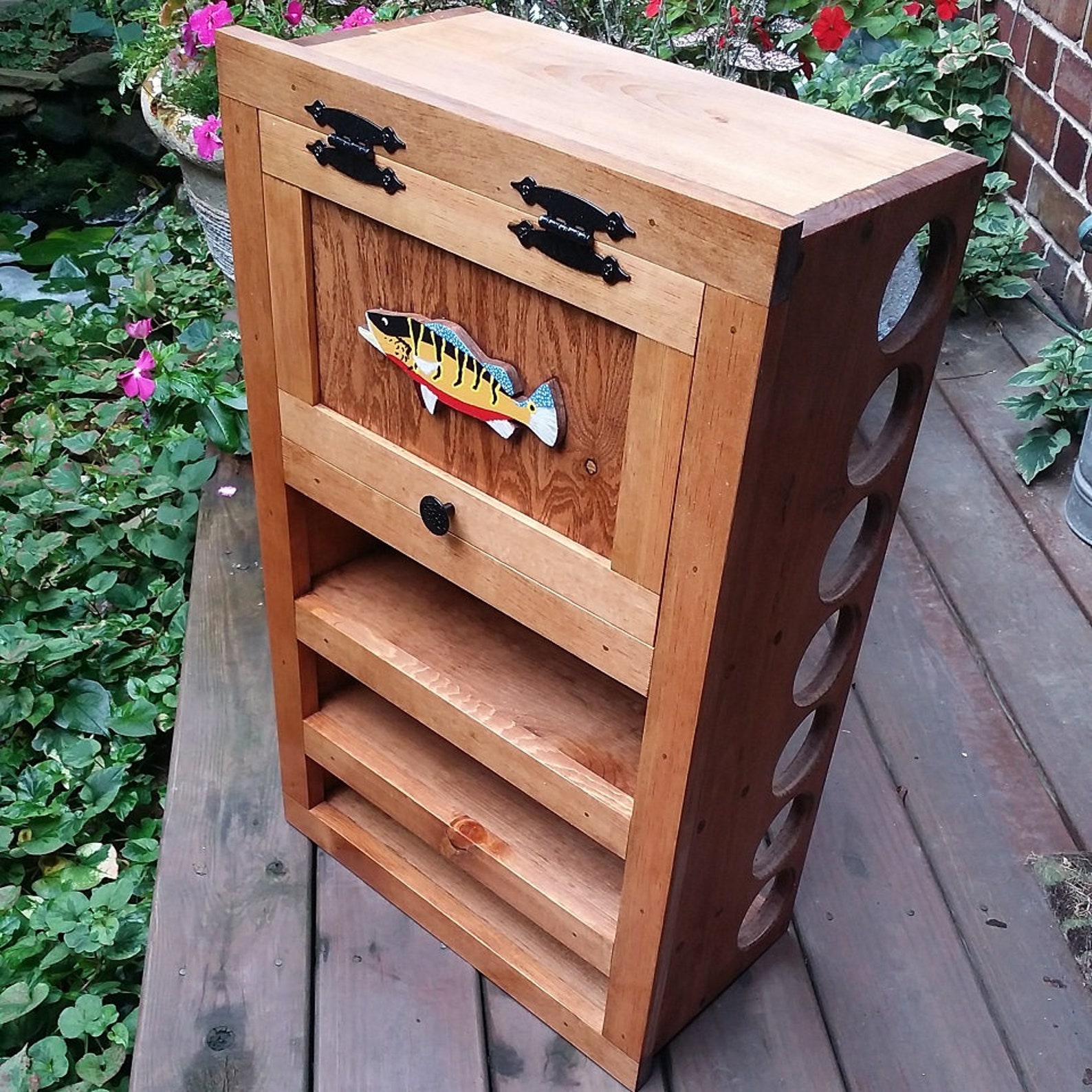 The Kinniconnick Creek Fly Rod & Reel Storage Cabinet - Etsy