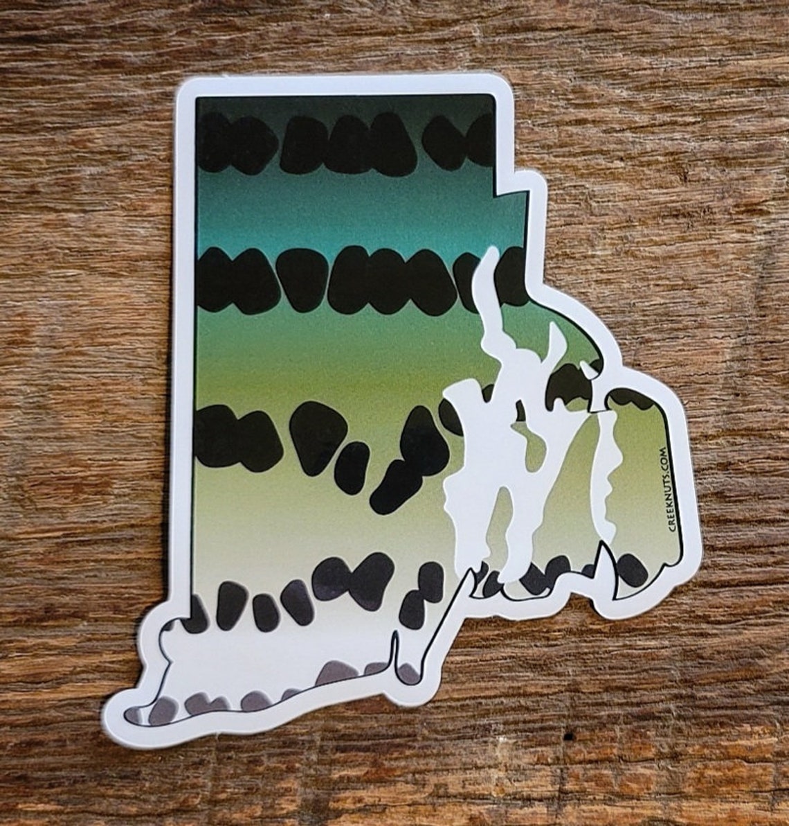 Rhode Island Striper Sticker Decal - Etsy