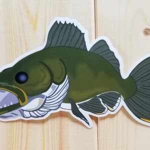 Walleye Sticker Decal | Etsy