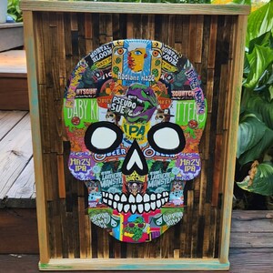Craft Beer Sugar Skull Wall Decor - Etsy