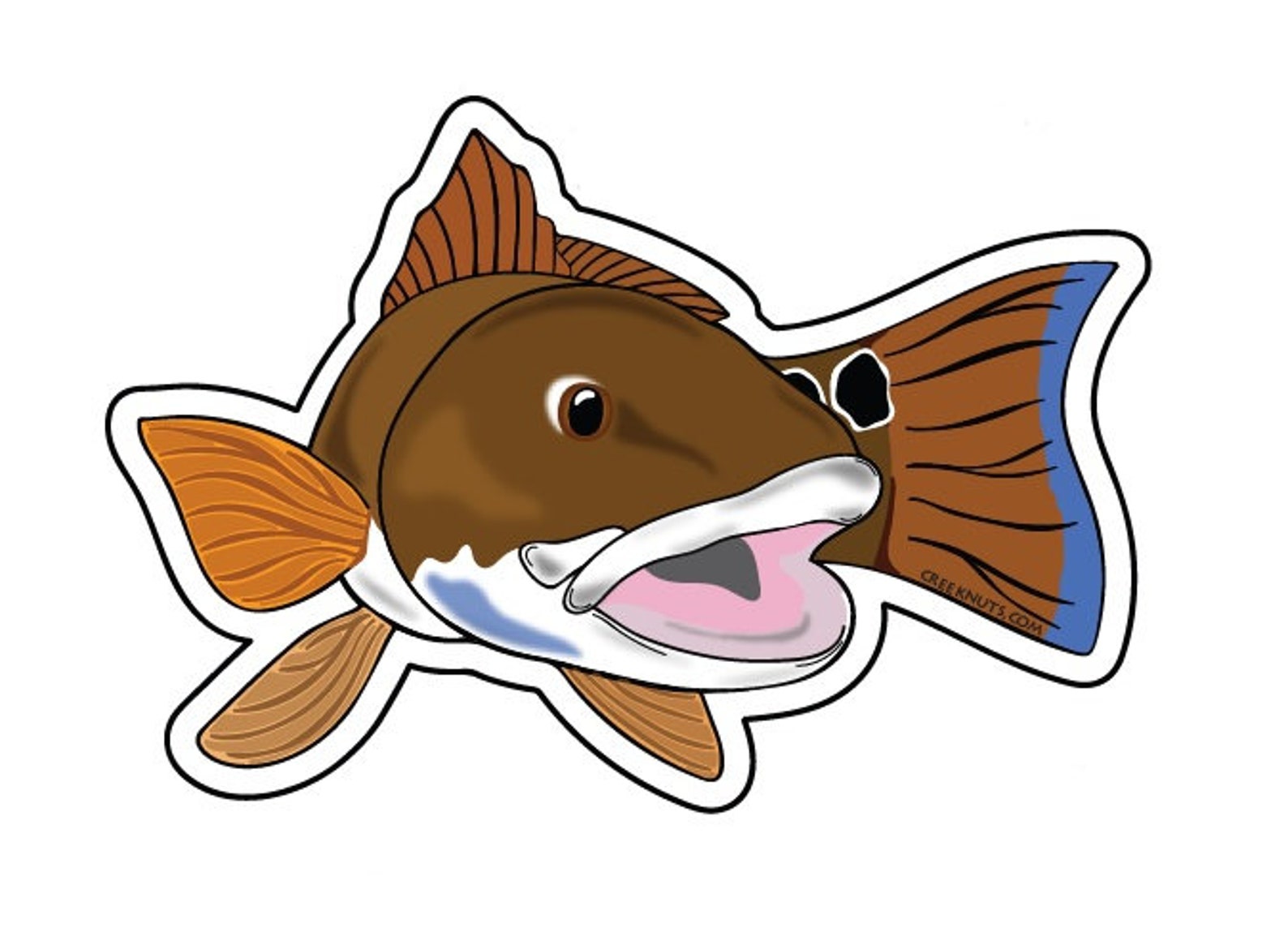 Redfish Sticker Decal - Etsy