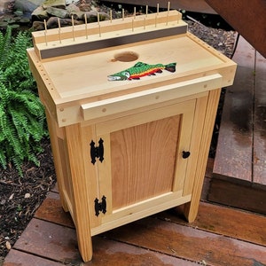The Dix Fly-tying Portable Fly Tying Table - Inside Drawers - Etsy