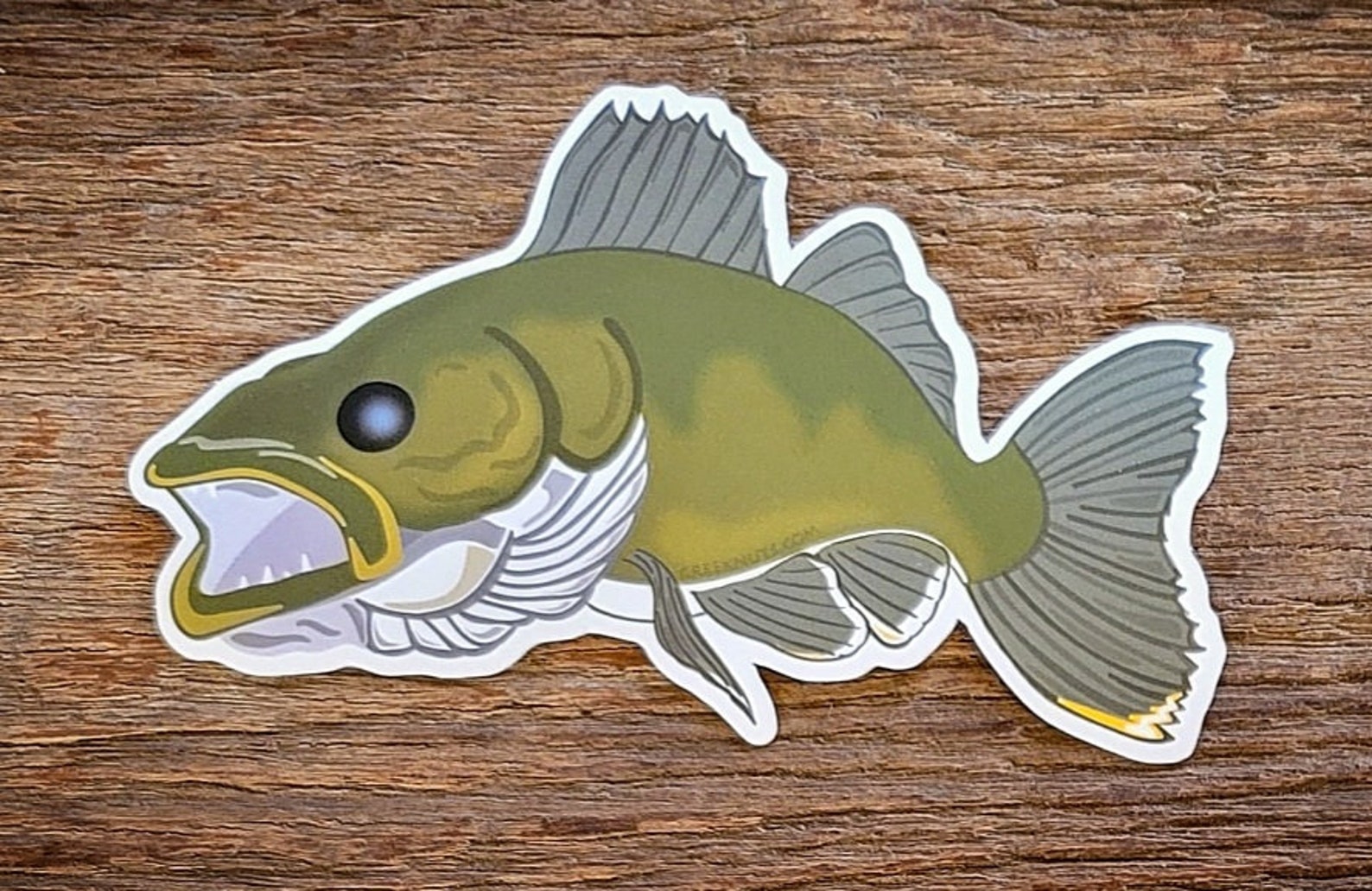 Walleye Sticker Decal - Etsy