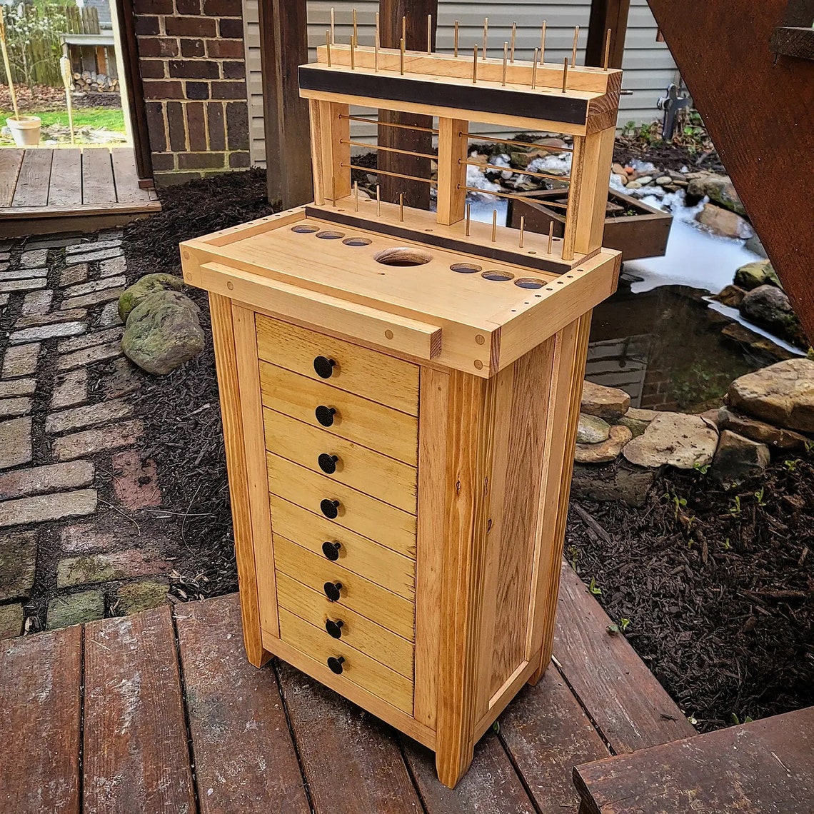 The East Fork Fly-tying Portable Fly Tying Table Fly Fishing - Etsy