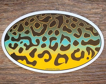 Tiger Trout Sticker Decal 20% Flows to Western Rivers - Etsy