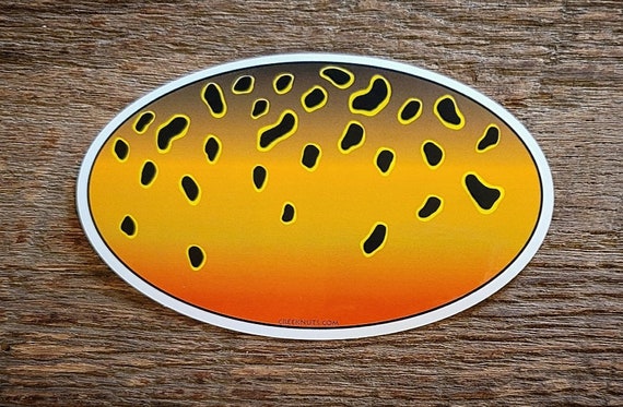 Cutthroat Trout Skin Sticker Decal - Etsy