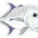 Giant Trevally Sticker Decal - Etsy