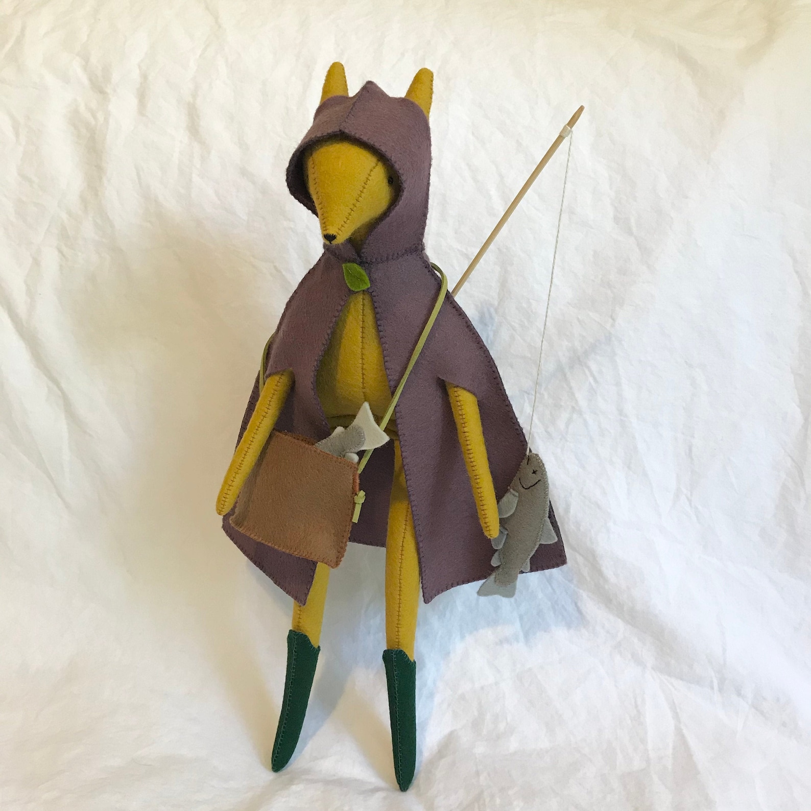 DIY Sewing Pattern - Make Your Very Own Wulver Wolf - Art Doll Hand ...