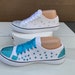 Blue or Clear Rhinestone Embellished Wedding Sneakers - Etsy