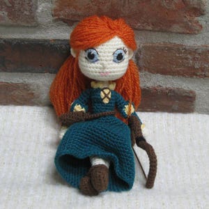 MERIDA Amigurumi Pattern Crochet Doll Pattern Amigurumi Princess ...