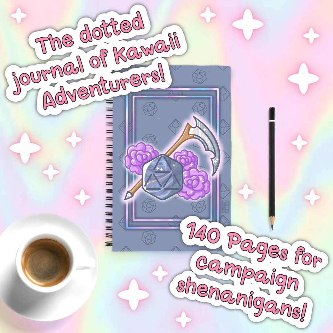 D20 Warlock Spiral Notebook - Etsy