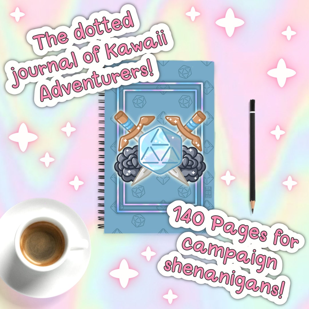 D20 Rogue Spiral Notebook - Etsy