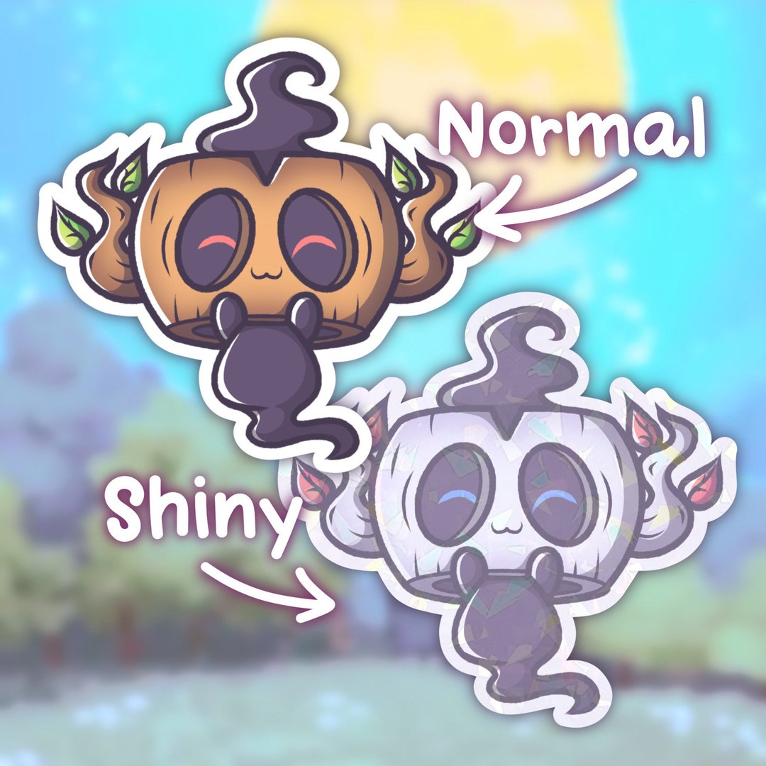 Haunted Stump Anime Monster Glossy Vinyl Sticker - Etsy