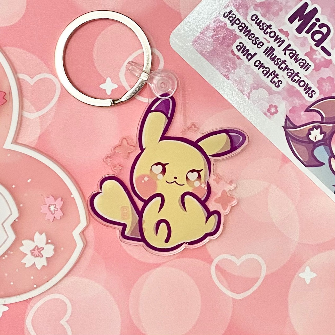 Zappy Anime Mouse Keychain - Etsy