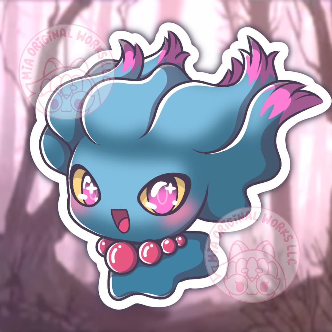 Screech Anime Monster Glossy Vinyl Sticker - Etsy