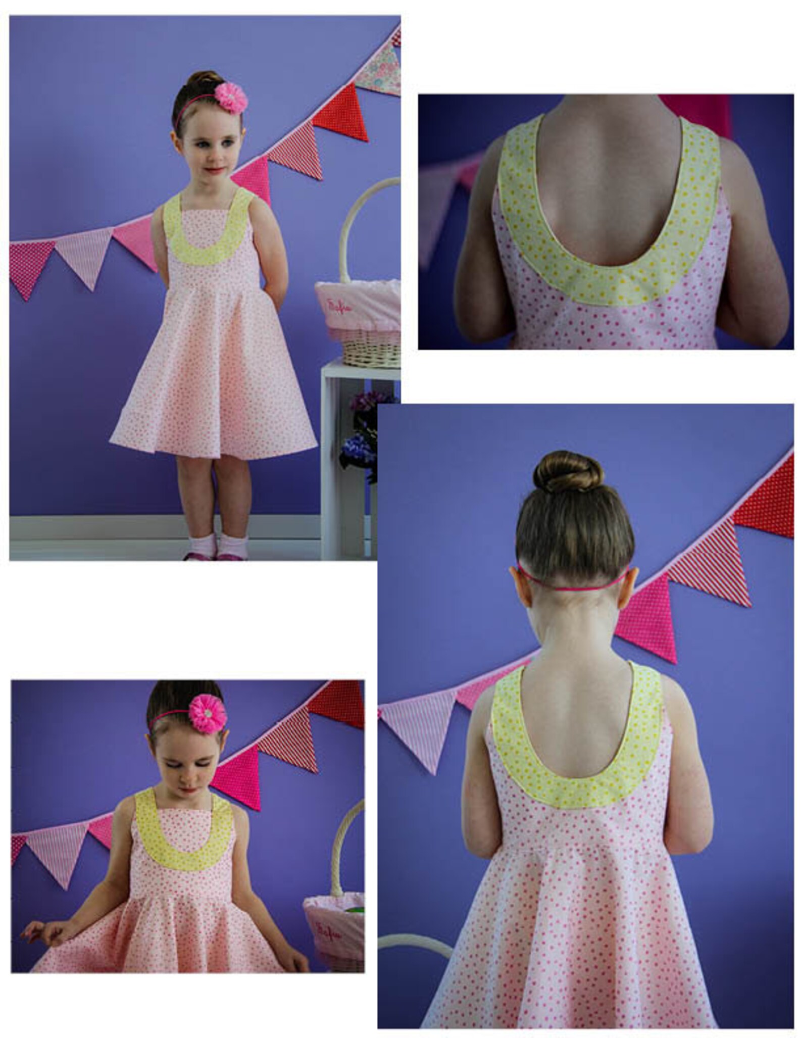 Bon Bon Dress PDF Sewing Pattern in Sizes 12m to 14 Plus - Etsy