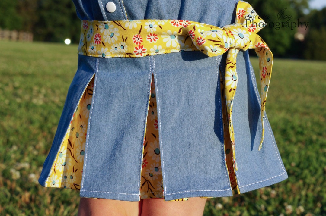 PDF Sewing Pattern for Girls - the Happy Days Dress, Size 12m to 12 ...