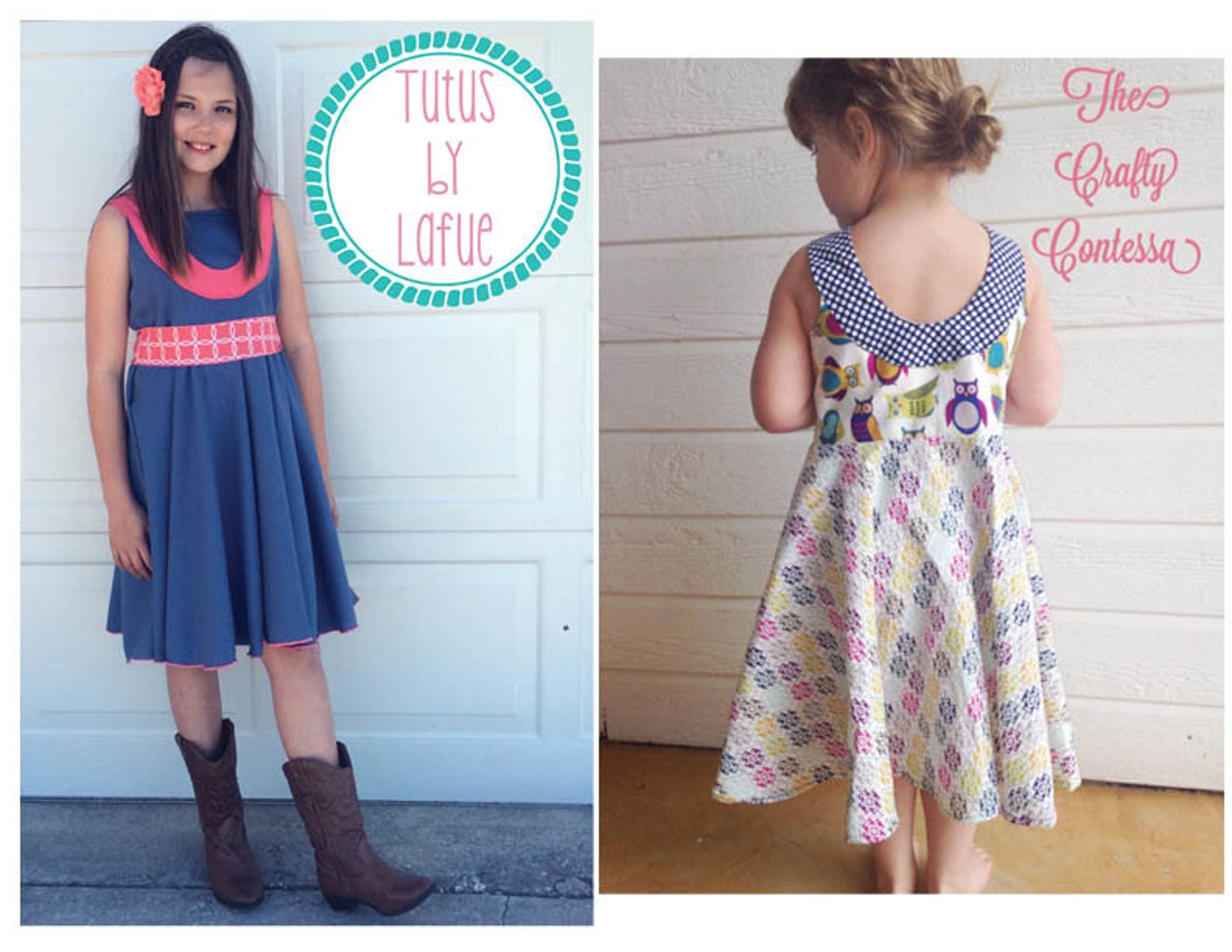 Bon Bon Dress PDF Sewing Pattern in Sizes 12m to 14, Plus 18" Doll and ...