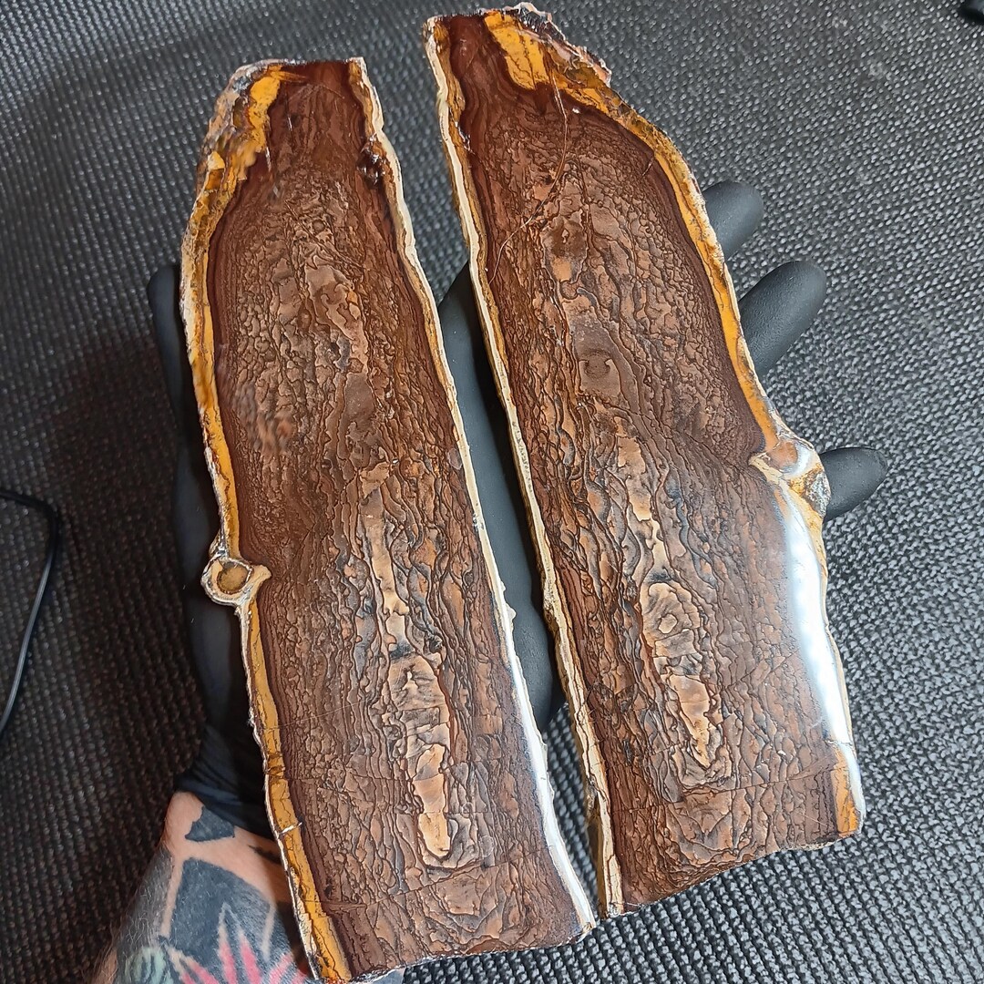 Deschutes Picture Jasper Slab Pair - Etsy