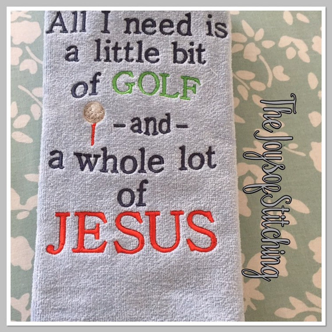 Jesus Pastor Gift Custom Golf All I Need is Golf Jesus - Etsy