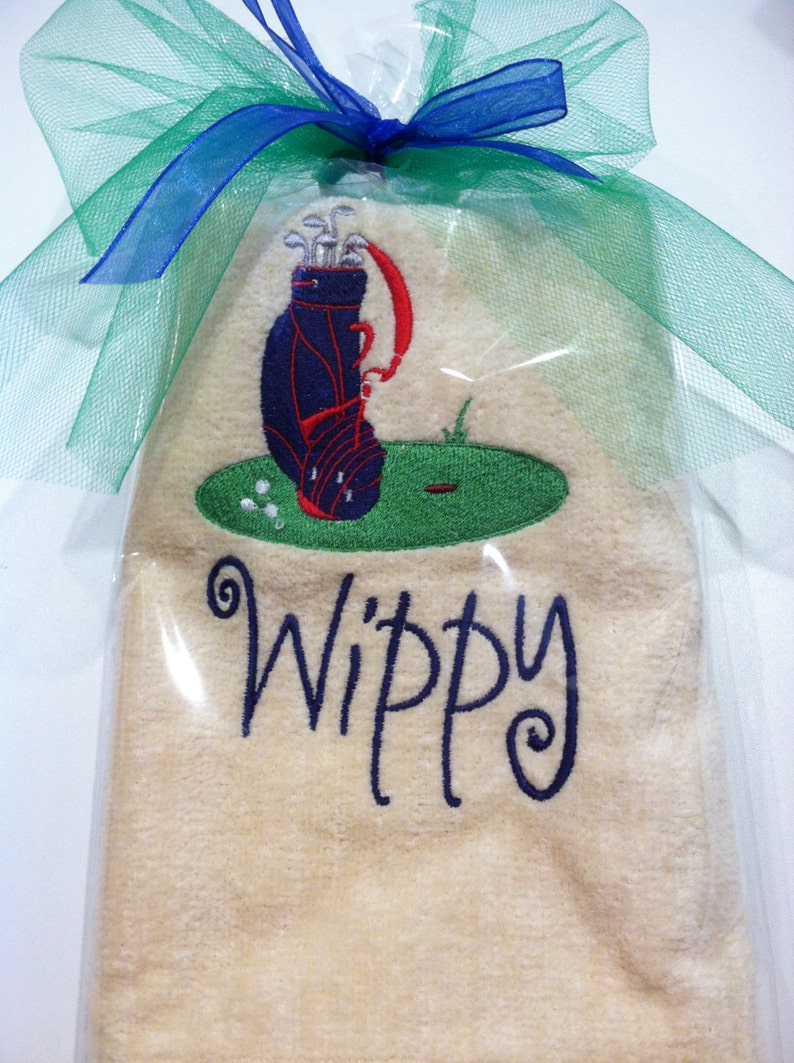 Personalized Custom Personalized Embroidered Golf Towel - Etsy