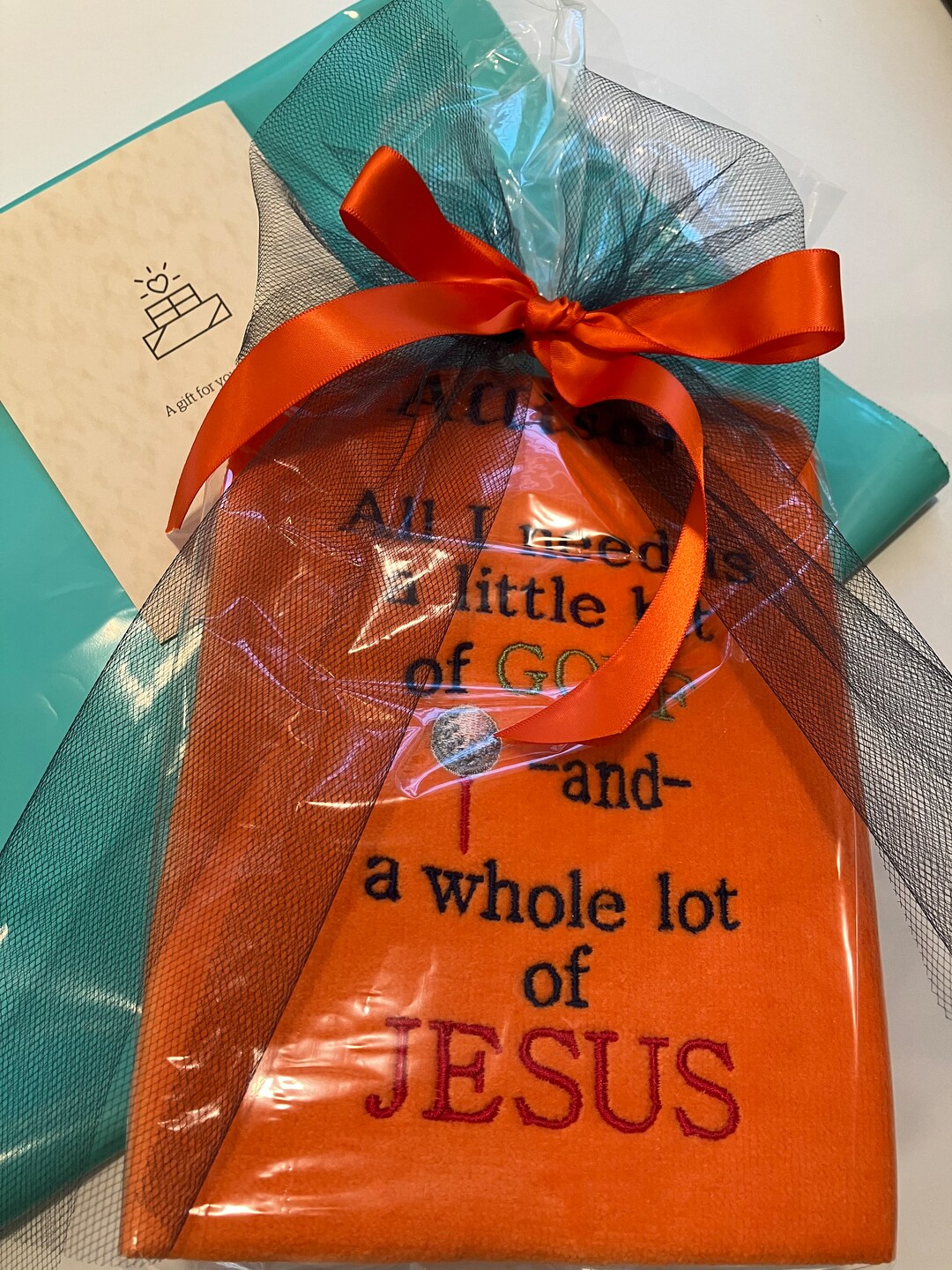 Jesus, Pastor Gift, Custom Golf, All I Need is Golf, Jesus Towel, Golf ...