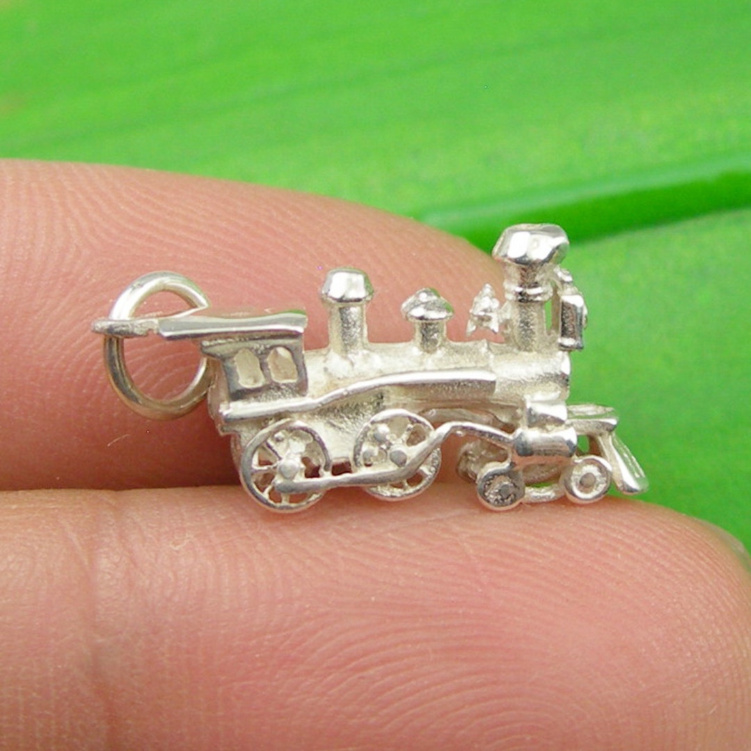 Olden Days Steam Engine Locomotive Train Charm Pendant - Etsy