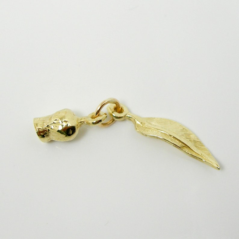 Gumnut and Leaf Australian Flower Plant Charm Pendant 925 - Etsy Australia