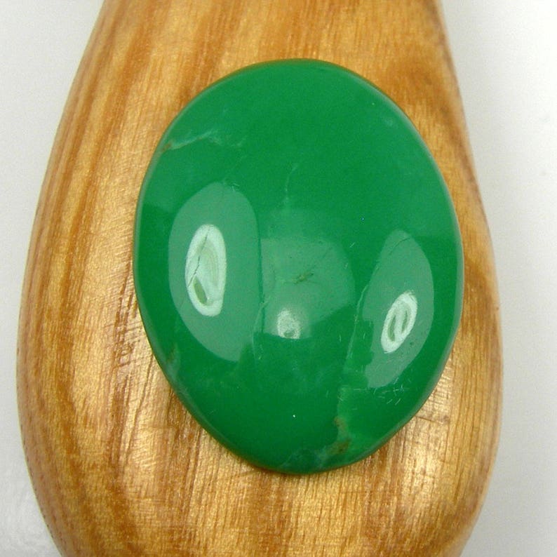 31x23mm Oval Imperial Chinese Green Jade Color Opaque Clarity - Etsy