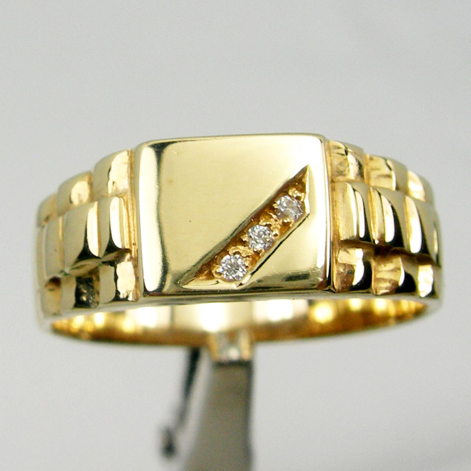 Genuine 375 9ct 9k or 750 18ct 18k Yellow Gold Men's - Etsy