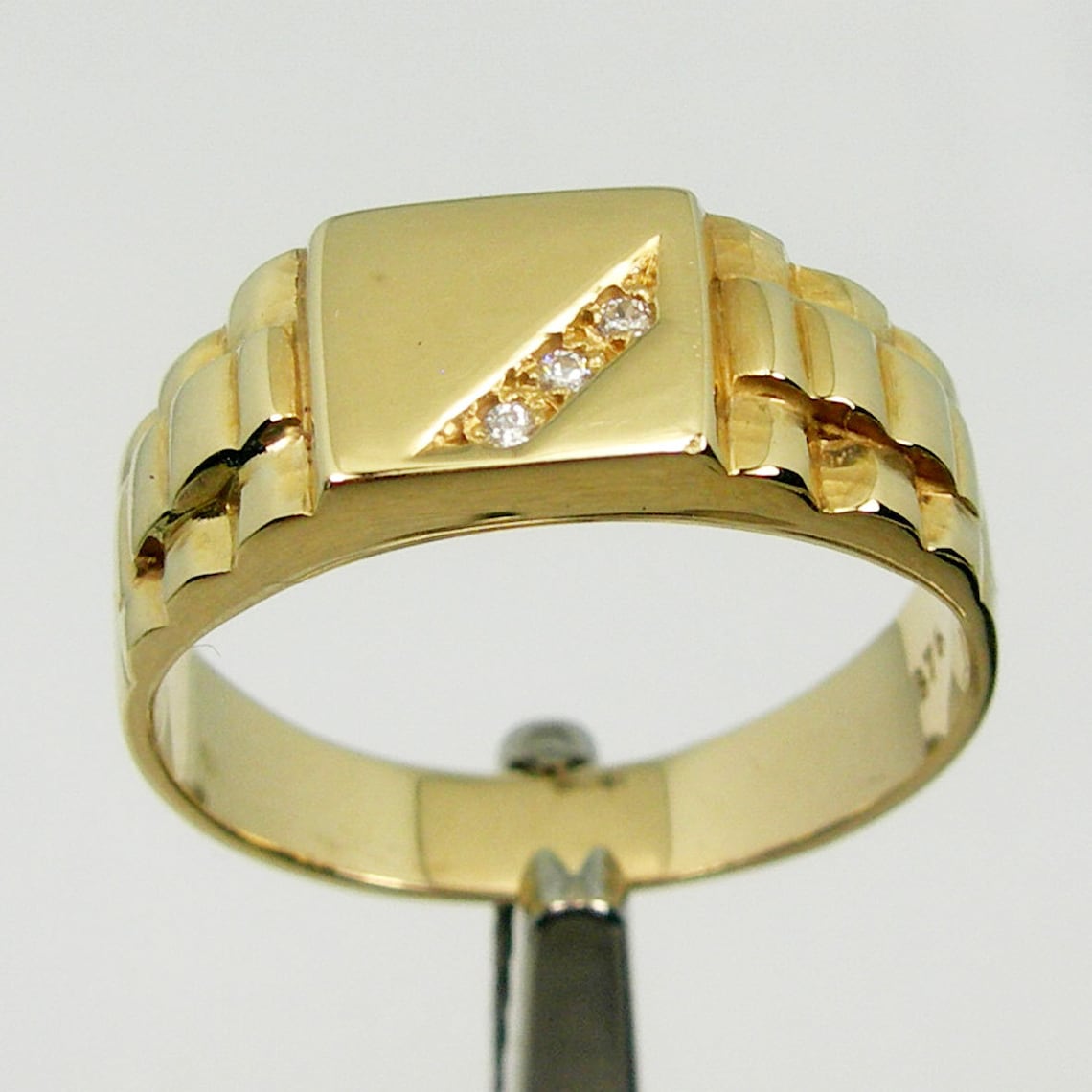 Genuine 375 9ct 9k or 750 18ct 18k Yellow Gold Men's - Etsy