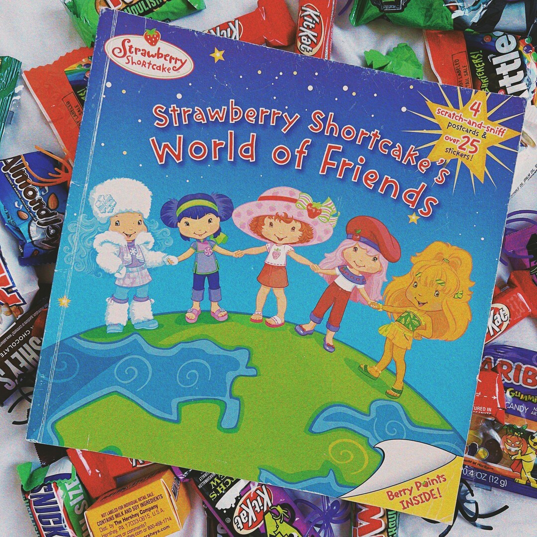Strawberry Shortcakes World of Friends Paperback Book Stickers - Etsy