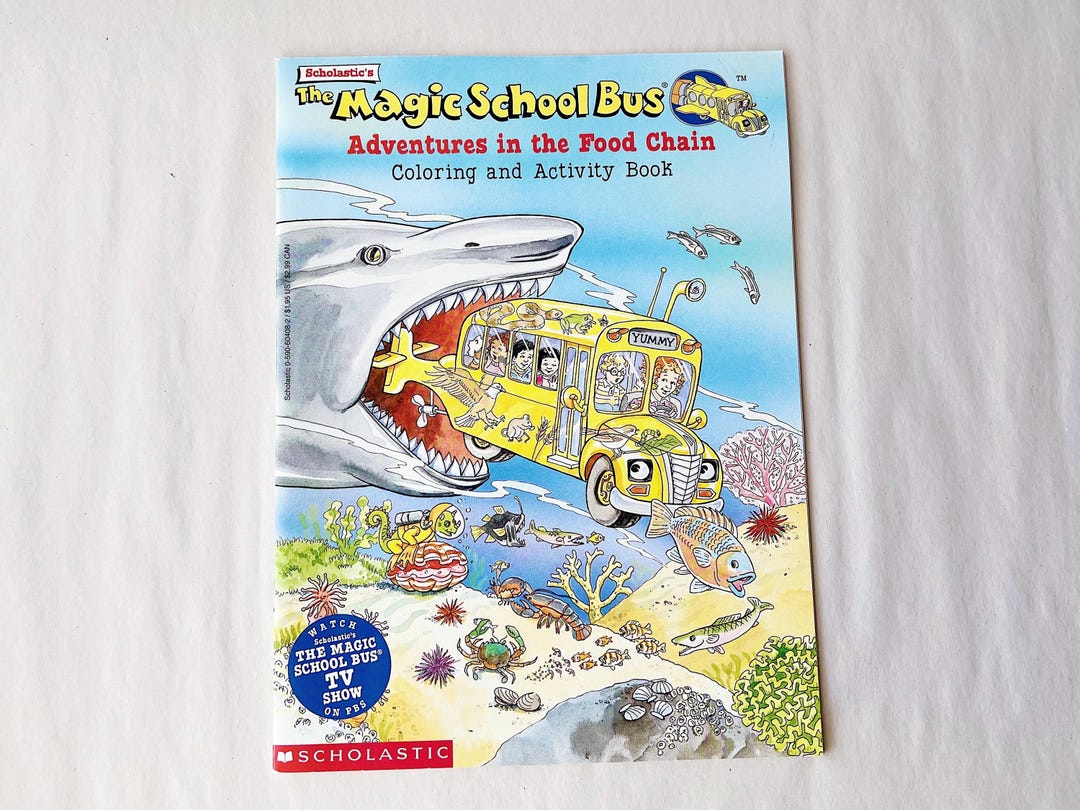 The Magic School Bus Adventures in the Food Chain Coloring and Activity ...
