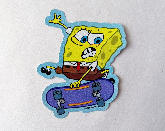 Vintage 2003 Spongebob Squarepants Sticker Sandy Lion - Etsy