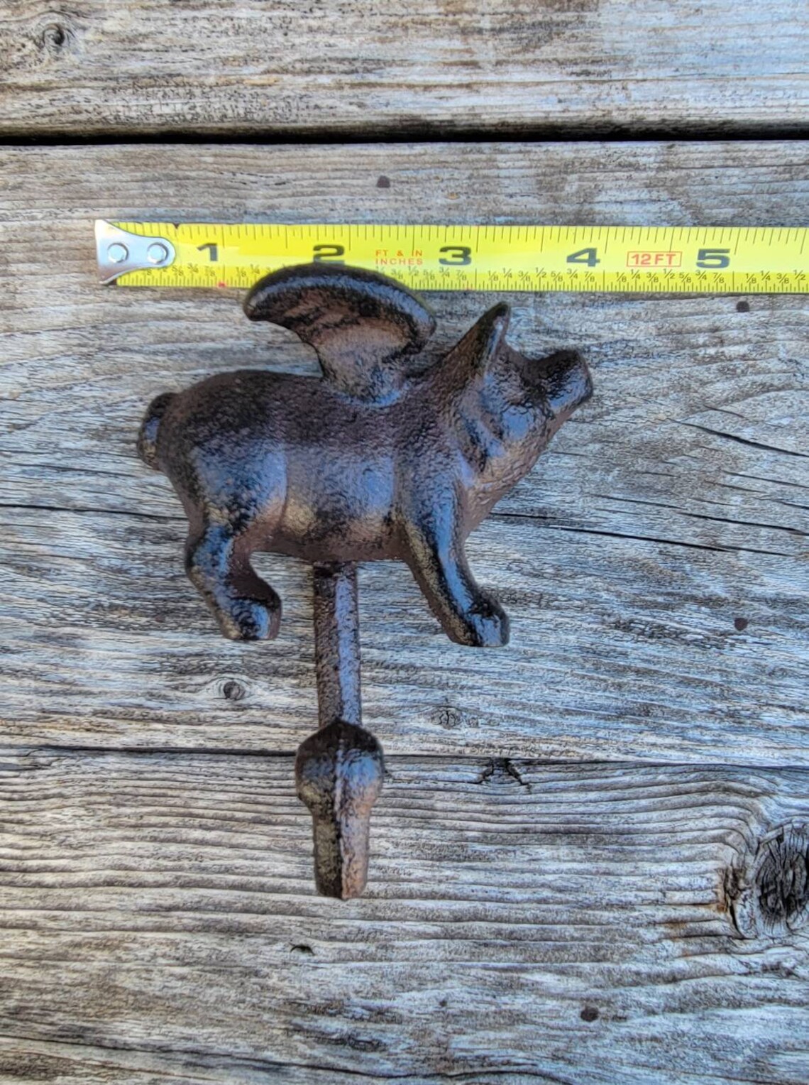 Pig, Rustic Pig, Flying Pig, When Pigs Fly, Hook, Wall Hook, Entry ...