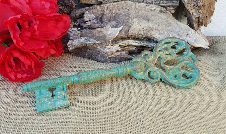 Skeleton Key, Key Decor, Decorative Wall Key, Cast Iron Key Decor ...