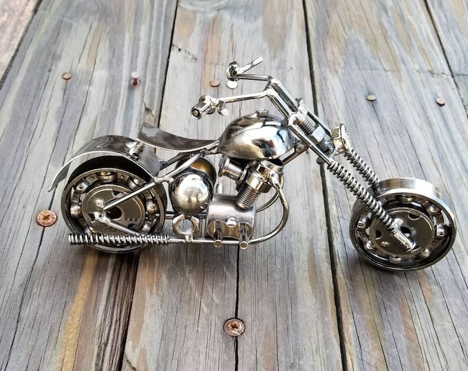 Motorcycle, Harley, Gifts for Him, Dirtbike Gift, Upcycled Motorcycle ...